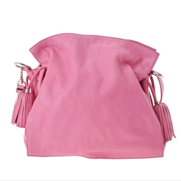 Loewe | Bags | Loewe Flamenco 3 Pink Ladies Calf Shoulder Bag | Poshmark